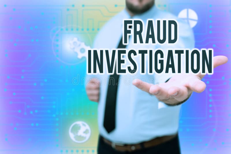 Text Caption Presenting Fraud Investigation. Concept Meaning Process of ... Text Caption Presenting Fraud Investigation. Concept Meaning Process of ...