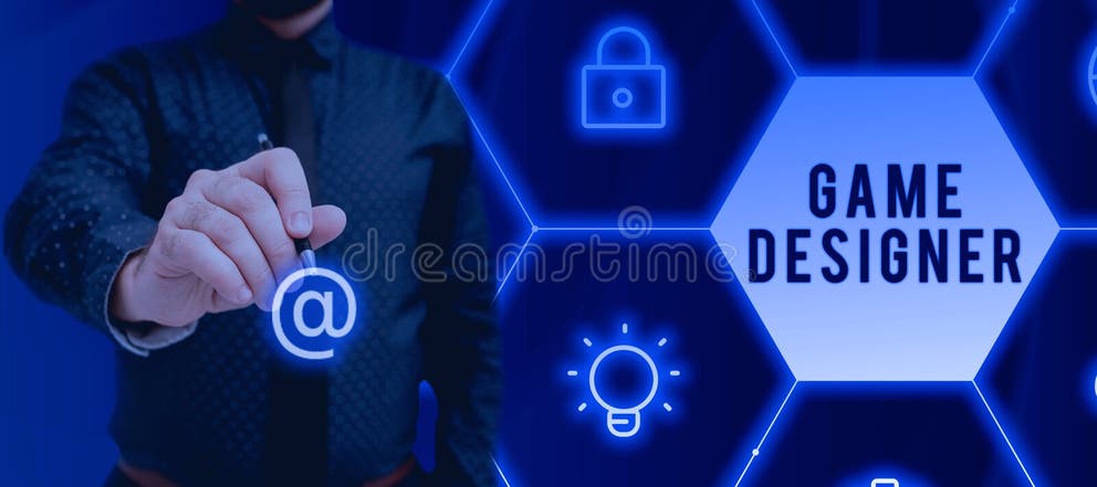 Conceptual Display Game Designer. Business Concept Campaigner Pixel ...