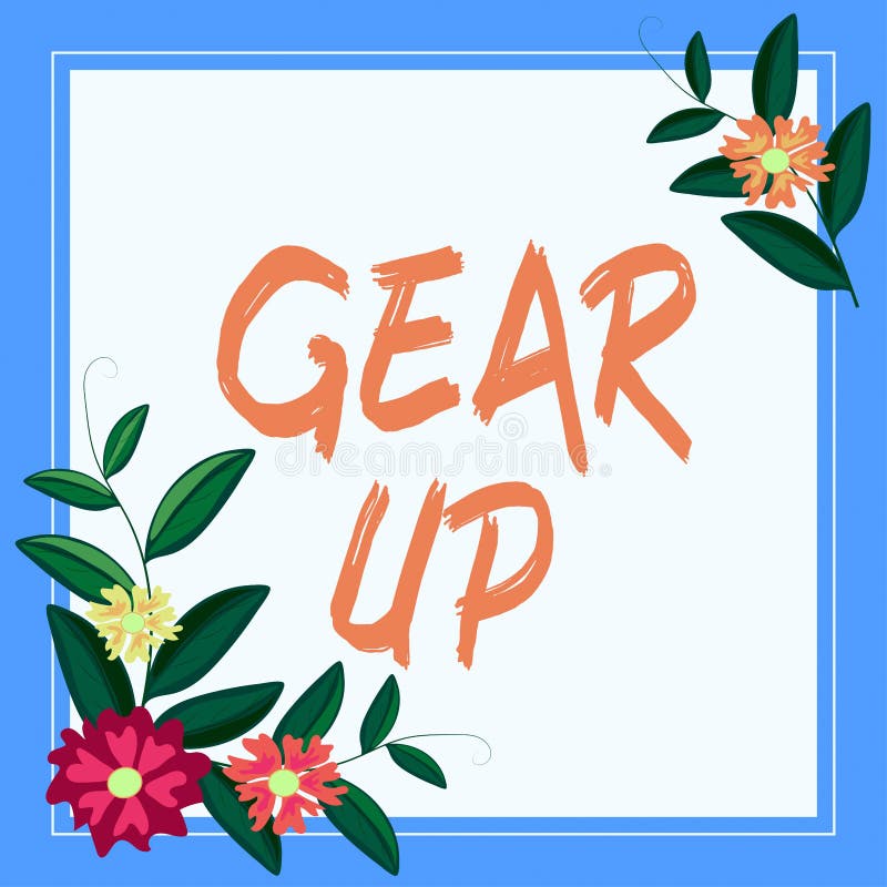 Writing Displaying Text Gear Up. Business Showcase Asking Someone To ...