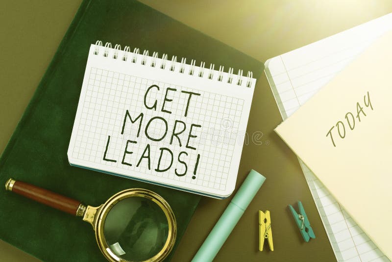 Text Caption Presenting Get More Leads. Business Concept Look for New ... Text Caption Presenting Get More Leads. Business Concept Look for New ...