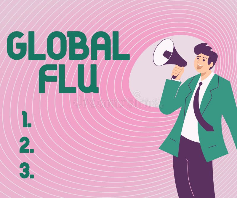 Text Caption Presenting Global Flu. Business Idea Common Communicable ... Text Caption Presenting Global Flu. Business Idea Common Communicable ...