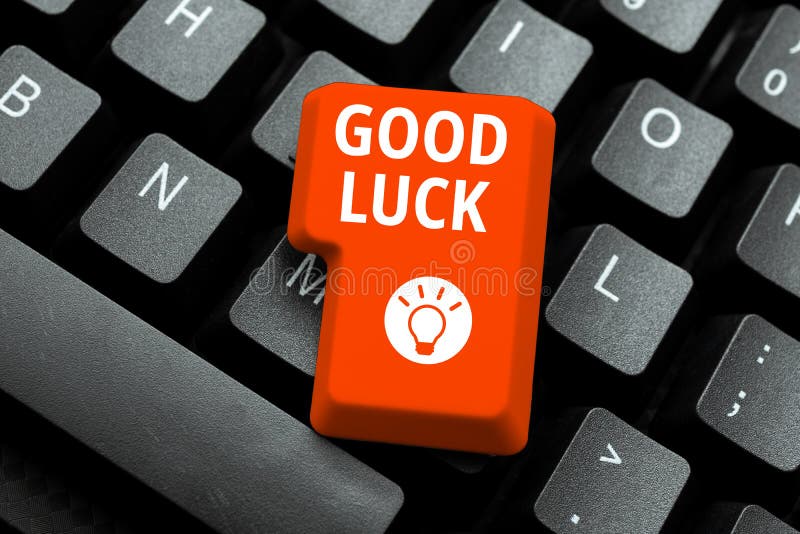 Text Caption Presenting Good Luck. Business Approach a Positive Fortune ... Text Caption Presenting Good Luck. Business Approach a Positive Fortune ...