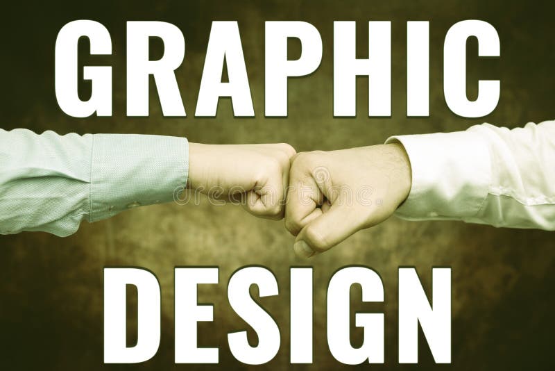 Text Caption Presenting Graphic Design. Word Written on Art or Skill of ...