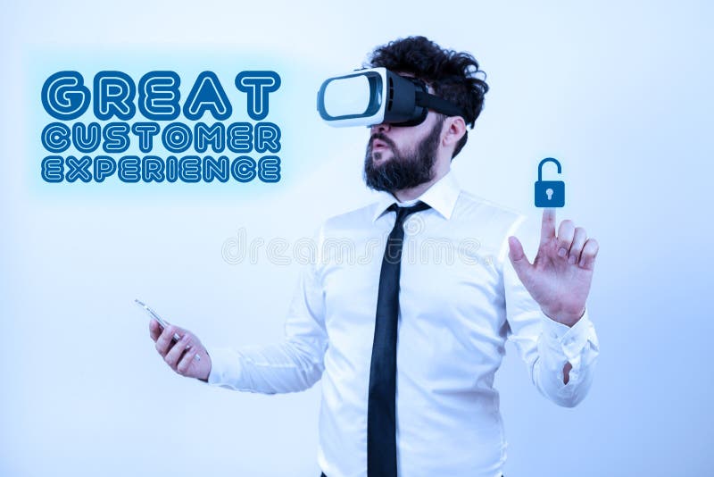 Text Caption Presenting Great Customer Experience. Word for Responding ... Text Caption Presenting Great Customer Experience. Word for Responding ...