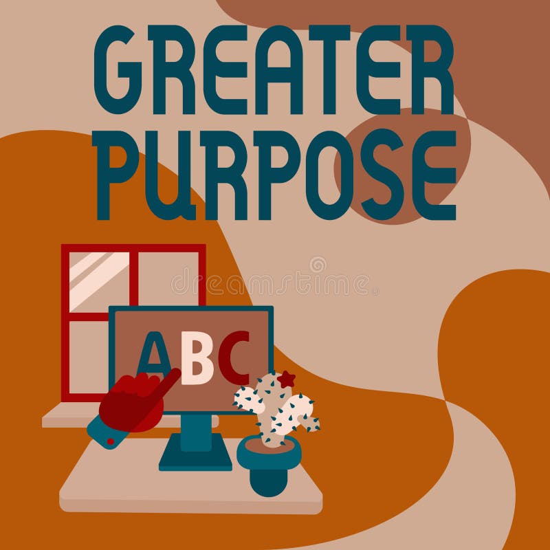 Text Caption Presenting Greater Purpose. Business Overview Extend in ...