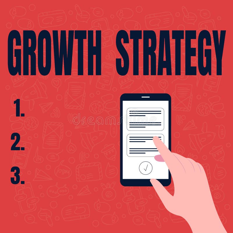 Text Caption Presenting Growth Strategy. Word for Strategy Aimed at ... Text Caption Presenting Growth Strategy. Word for Strategy Aimed at ...