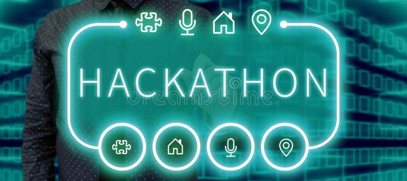 Text Caption Presenting Hackathon. Word for Event Where Large Number of ... Text Caption Presenting Hackathon. Word for Event Where Large Number of ...