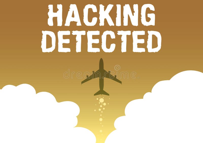 Text Caption Presenting Hacking Detected. Business Approach Identify ...