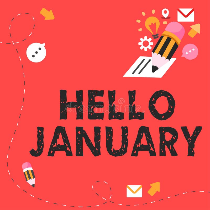 Text Caption Presenting Hello January. Business Idea Greeting Used when ... Text Caption Presenting Hello January. Business Idea Greeting Used when ...
