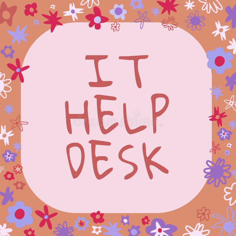 Text Showing Inspiration it Help Desk. Conceptual Photo Online Support ...