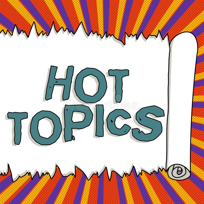 Text Caption Presenting Hot Topics. Business Concept Subject that a Lot ... Text Caption Presenting Hot Topics. Business Concept Subject that a Lot ...