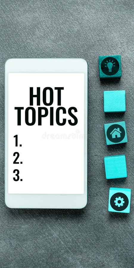 Text Showing Inspiration Hot Topics. Business Concept Subject that a ... Text Showing Inspiration Hot Topics. Business Concept Subject that a ...
