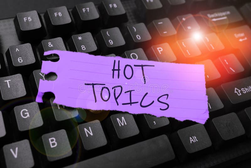 Text Caption Presenting Hot Topics. Word for Subject that a Lot of ... Text Caption Presenting Hot Topics. Word for Subject that a Lot of ...