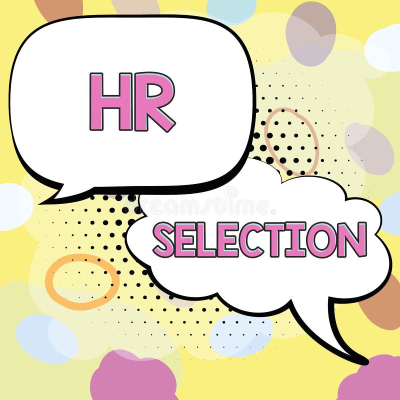 Text Caption Presenting Hr Selection. Word for Process and Approached ...