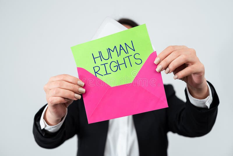 Sign Displaying Human Rights. Conceptual Photo Moral Principles ... Sign Displaying Human Rights. Conceptual Photo Moral Principles ...
