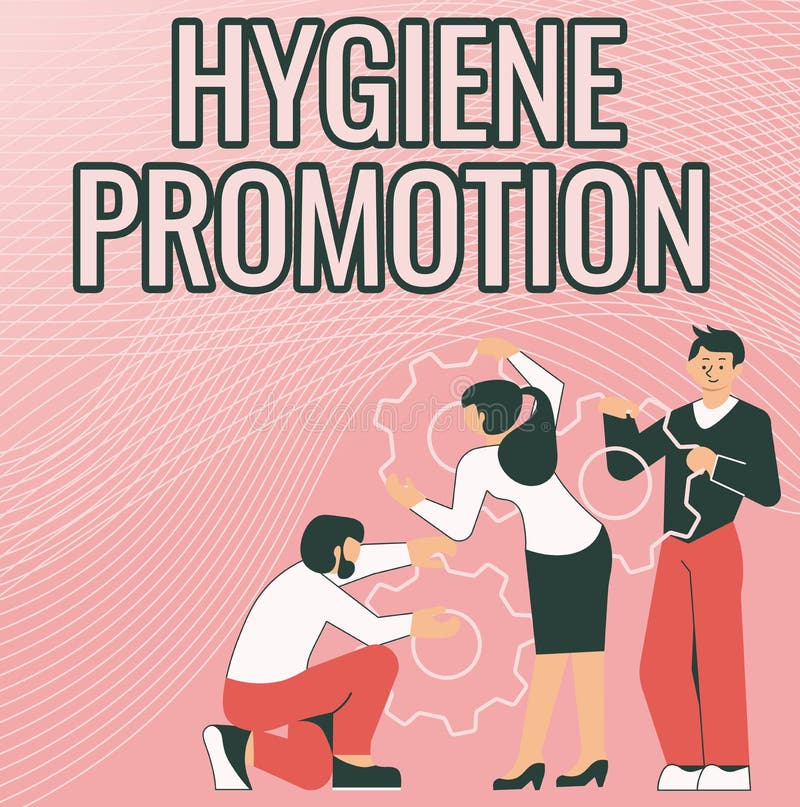 Text Caption Presenting Hygiene Promotion. Conceptual Photo Systematic ...