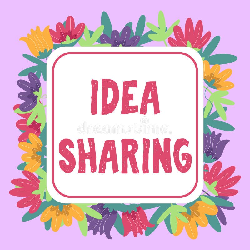 Conceptual Display Idea Sharing. Business Concept Startup Launch ...