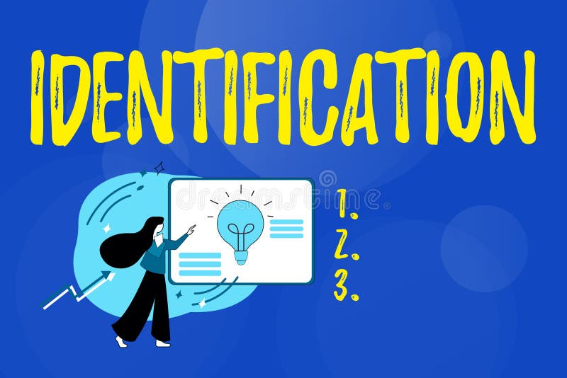 Text Caption Presenting Identification. Business Showcase an Action or ...