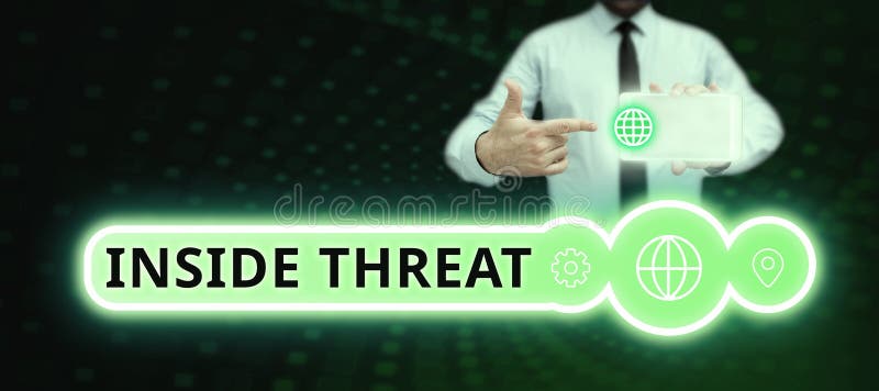 Conceptual Caption Inside Threat. Business Overview Information that ...