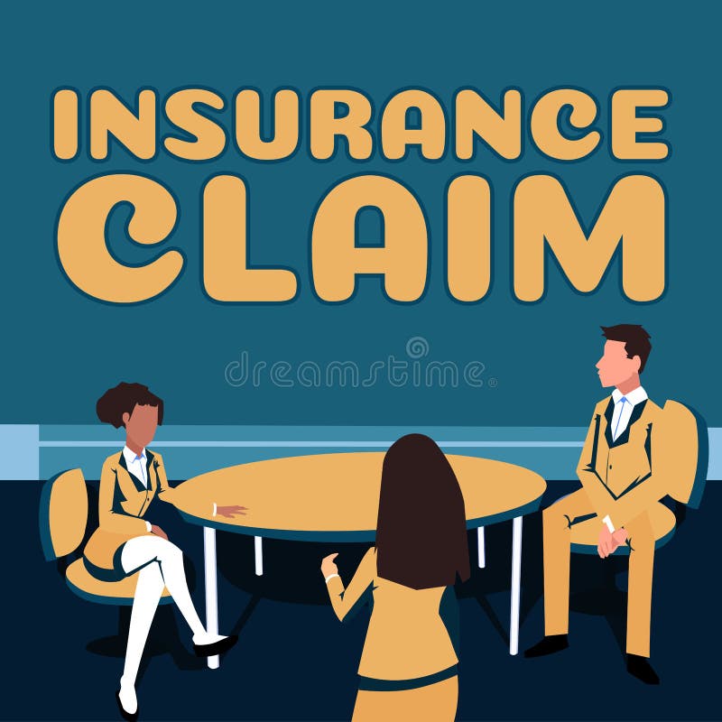 Text Caption Presenting Insurance Claim. Business Idea Coverage or ...