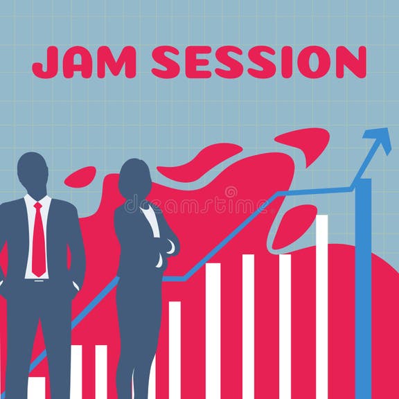 Writing Displaying Text Jam Session. Concept Meaning Impromptu ...