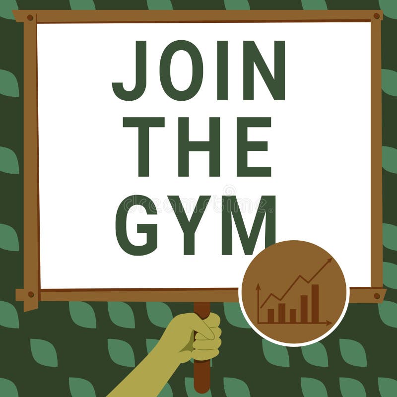 Text Caption Presenting Join the Gym. Word Written on Motivation To ... Text Caption Presenting Join the Gym. Word Written on Motivation To ...