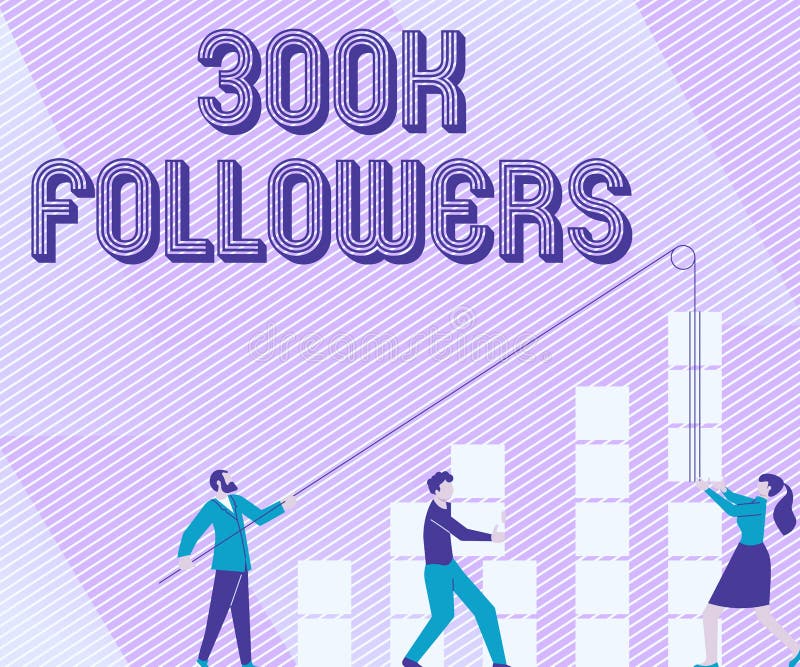 Text Caption Presenting 300K Followers. Concept Meaning Number of ... Text Caption Presenting 300K Followers. Concept Meaning Number of ...