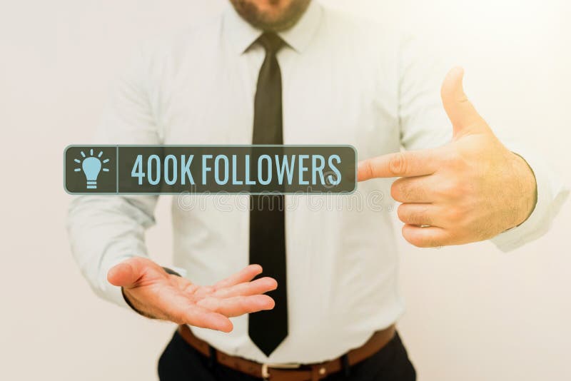 Text Caption Presenting 400K Followers. Conceptual Photo Number of ... Text Caption Presenting 400K Followers. Conceptual Photo Number of ...
