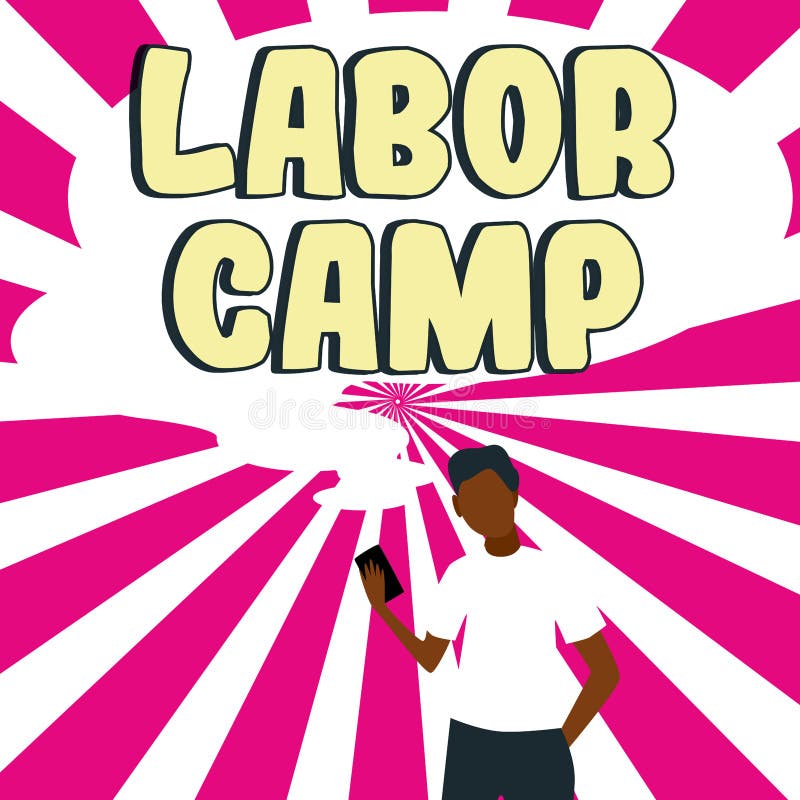 Conceptual Caption Labor Camp. Word Written on a Penal Colony Where ... Conceptual Caption Labor Camp. Word Written on a Penal Colony Where ...