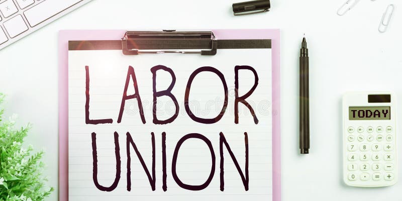 Text Caption Presenting Labor Union. Business Overview Rules Relating ...