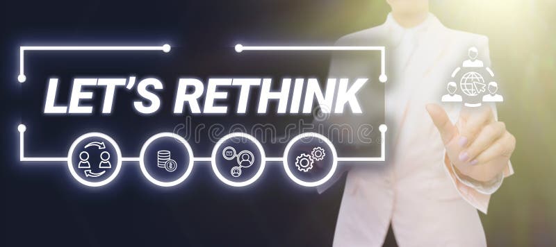 Text Caption Presenting Let S Rethink. Business Approach an ... Text Caption Presenting Let S Rethink. Business Approach an ...