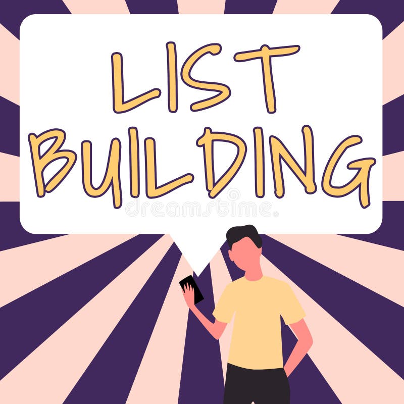Text Caption Presenting List Building. Word Written on Database of ... Text Caption Presenting List Building. Word Written on Database of ...