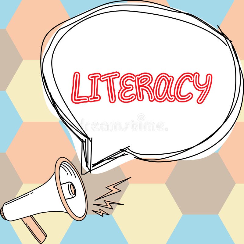 Text Caption Presenting Literacy. Word for Ability To Read and Write ... Text Caption Presenting Literacy. Word for Ability To Read and Write ...