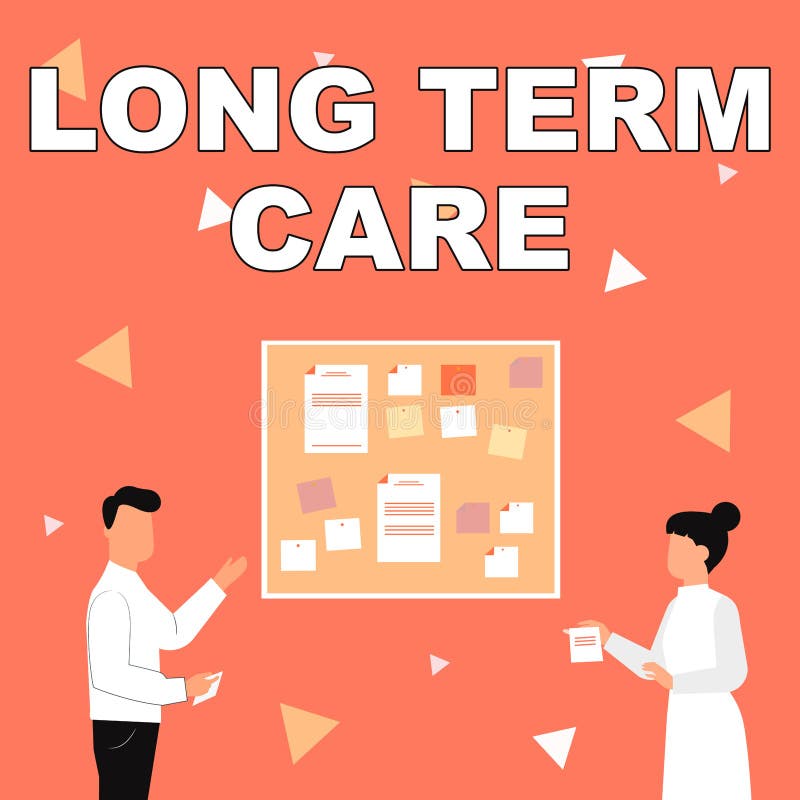 Text Caption Presenting Long Term Care. Business Overview Assistance ...