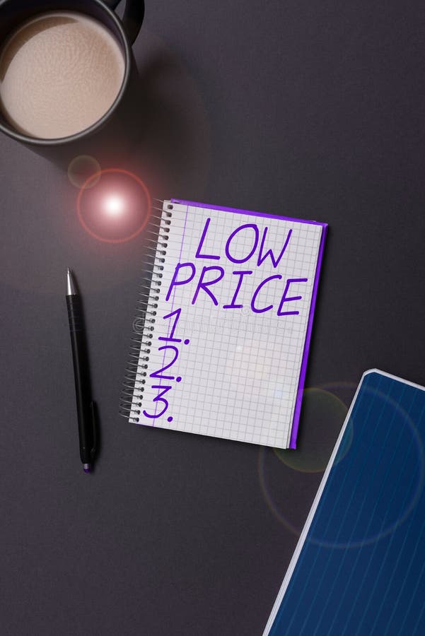 Text Caption Presenting Low Price. Word for Price are the Lowest in ...