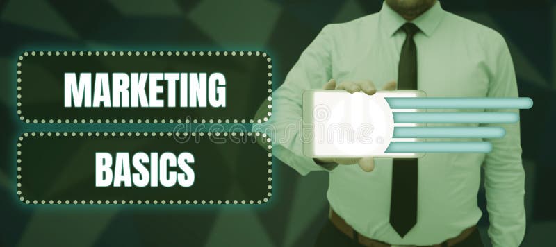 Text Caption Presenting Marketing Basics. Business Showcase Changes and ...