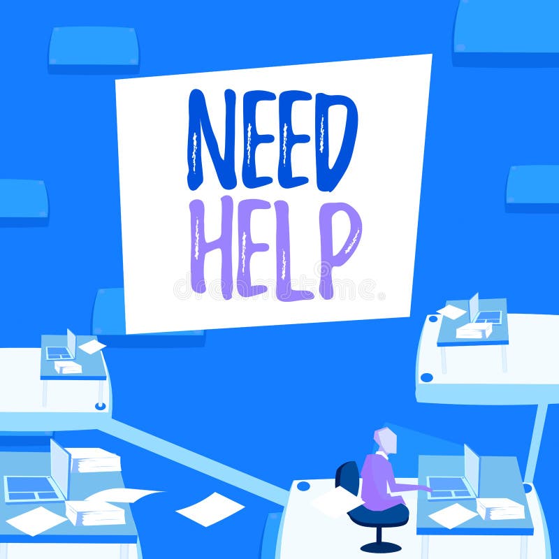 Text Caption Presenting Need Help. Business Approach when Someone is ...