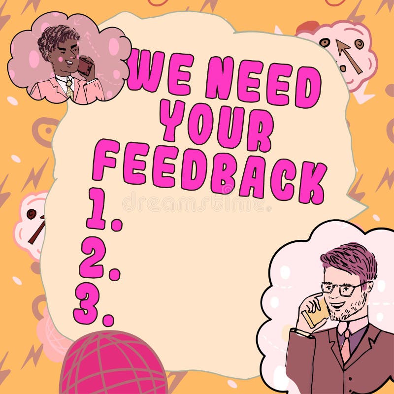 Text Caption Presenting we Need Your Feedback. Business Idea Give Us ... Text Caption Presenting we Need Your Feedback. Business Idea Give Us ...