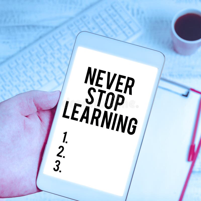 Text Caption Presenting Never Stop Learning. Word for Continuous ... Text Caption Presenting Never Stop Learning. Word for Continuous ...