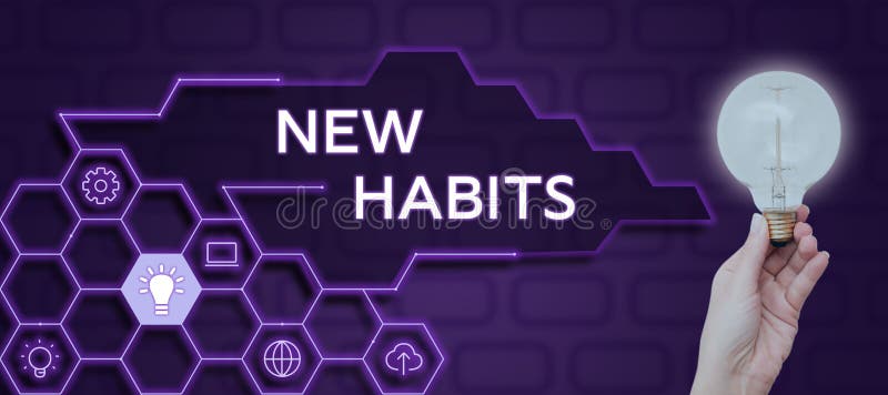 Handwriting Text New Habits. Business Showcase Change the Routine of ... Handwriting Text New Habits. Business Showcase Change the Routine of ...