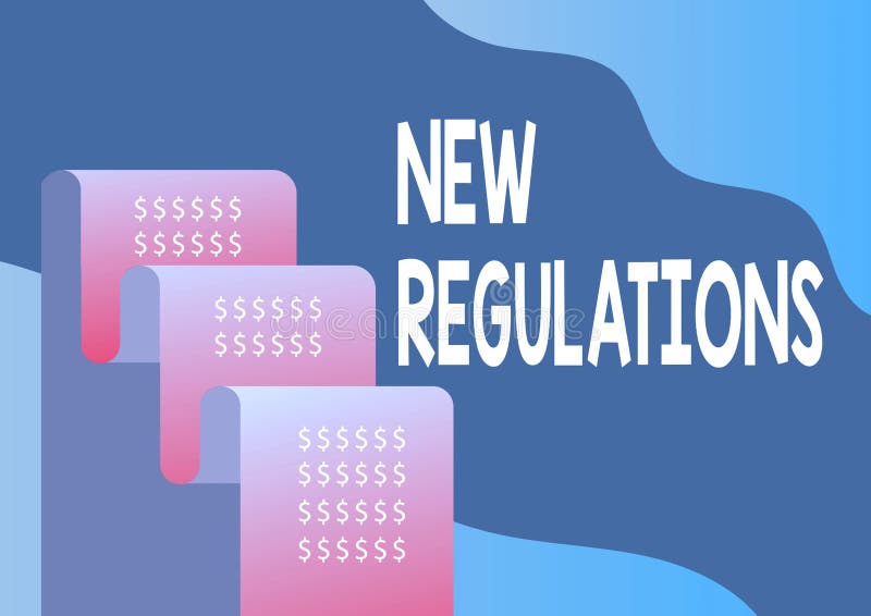Text Caption Presenting New Regulations. Business Idea Regulation ... Text Caption Presenting New Regulations. Business Idea Regulation ...