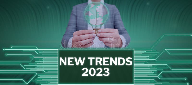 Text Showing Inspiration New Trends 2023. Business Idea General ...