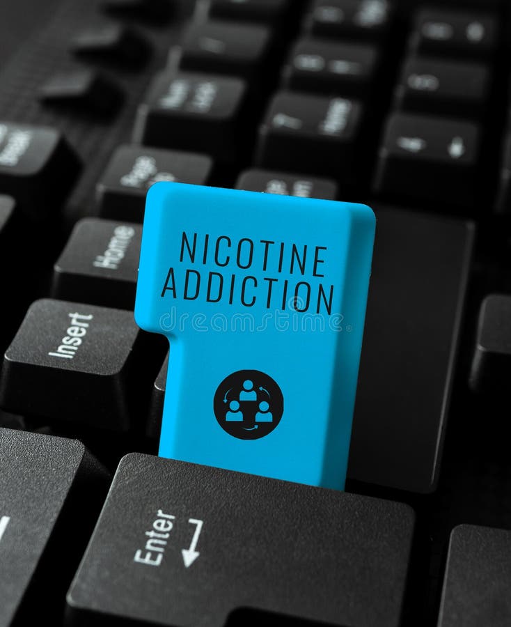 Conceptual Caption Nicotine Addiction. Business Approach Condition of ... Conceptual Caption Nicotine Addiction. Business Approach Condition of ...