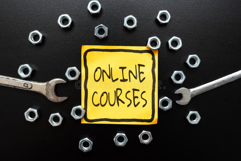 Text Sign Showing Online Courses. Business Concept Revolutionizing ...