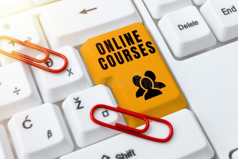Conceptual Caption Online Courses. Internet Concept Revolutionizing ...