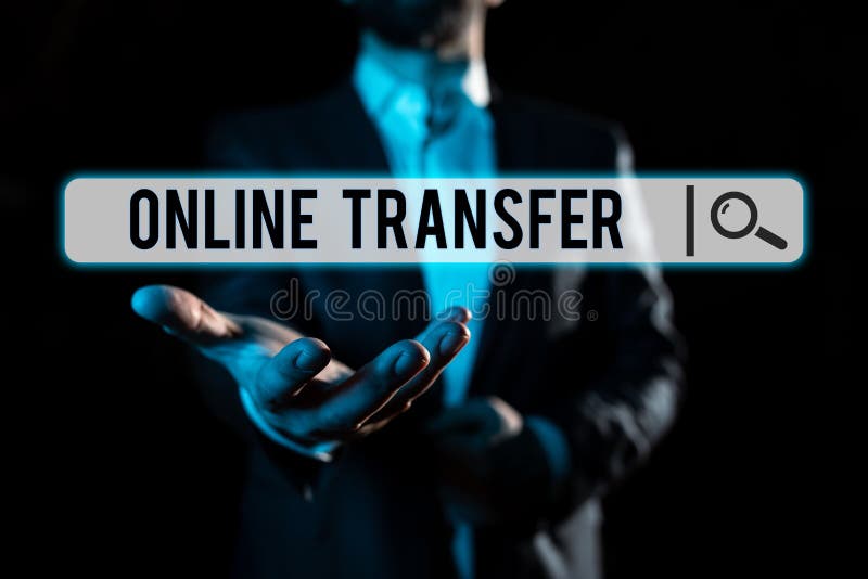 Text Caption Presenting Online Transfer. Business Approach Authorizes a ... Text Caption Presenting Online Transfer. Business Approach Authorizes a ...