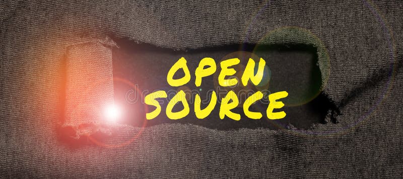 Text Caption Presenting Open Source. Business Idea Denoting Software ... Text Caption Presenting Open Source. Business Idea Denoting Software ...
