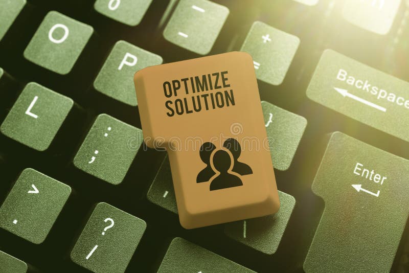 Text Caption Presenting Optimize Solution. Word Written on Process of ... Text Caption Presenting Optimize Solution. Word Written on Process of ...