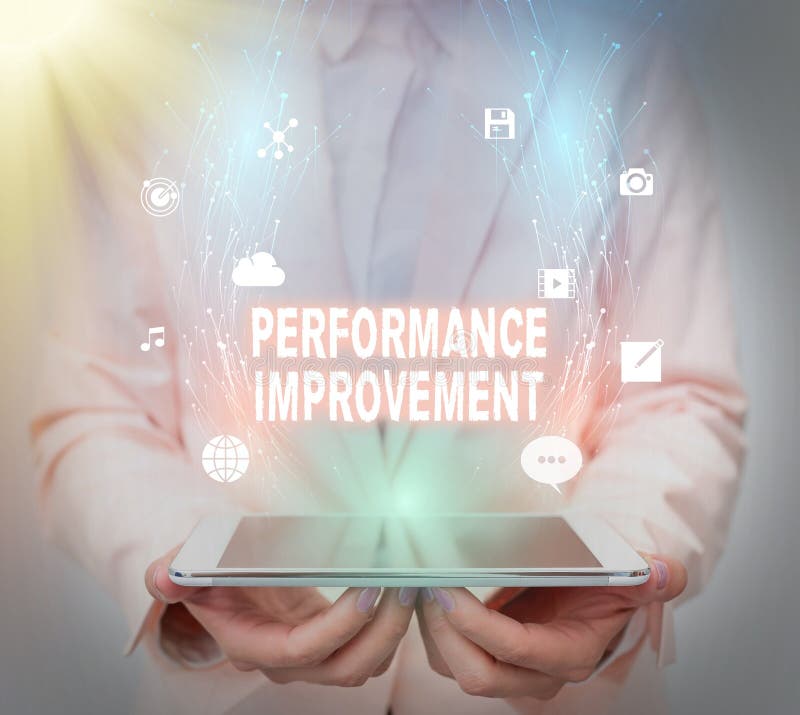 Conceptual Display Performance Improvement. Business Concept Measure ...