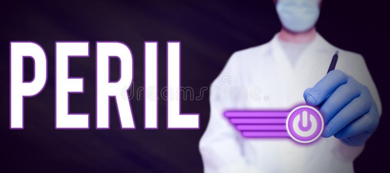 Text Caption Presenting Peril. Business Overview Indicates Something ...